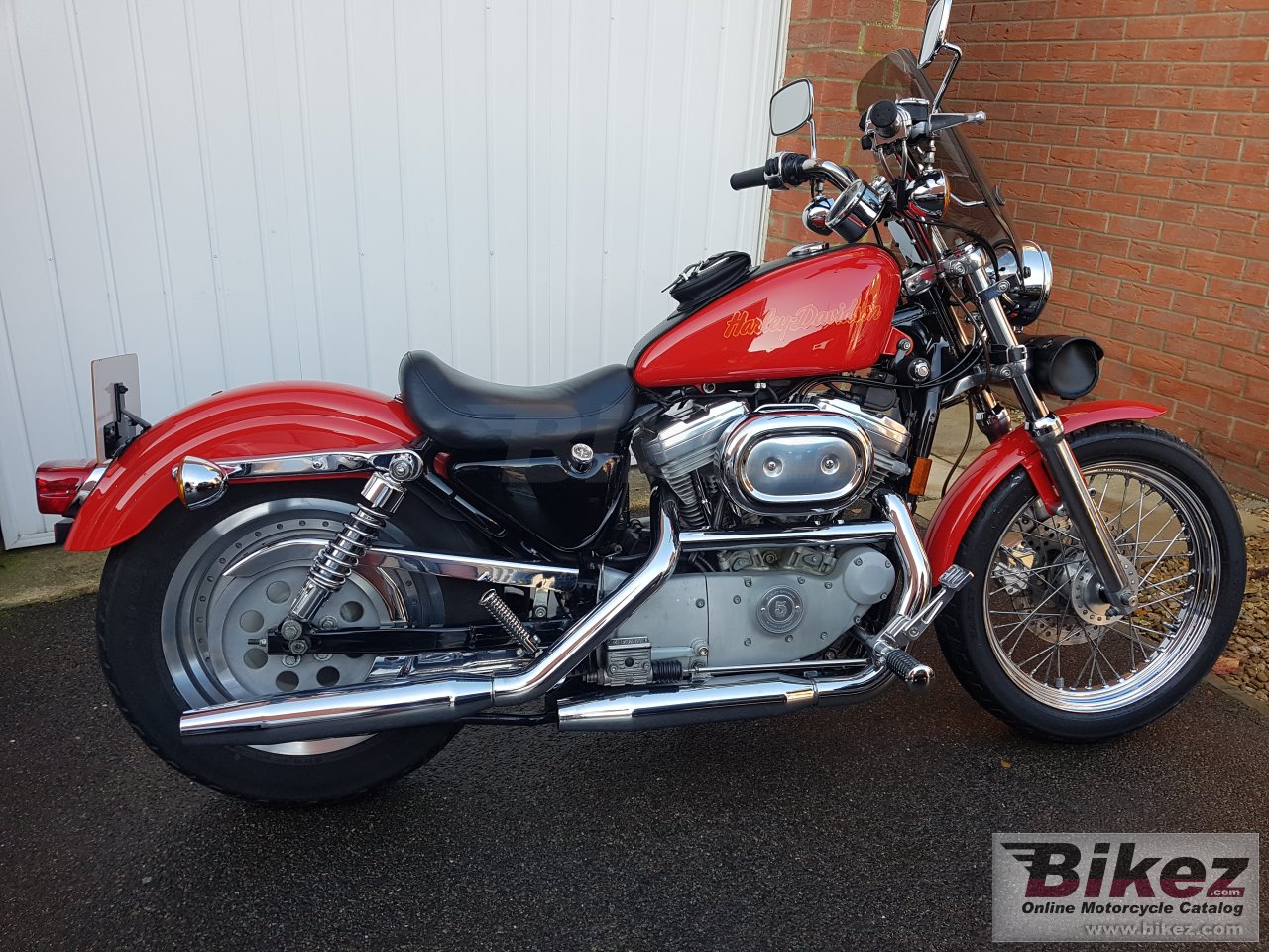 Harley Davidson Xl 883 C Sportster Custom Poster